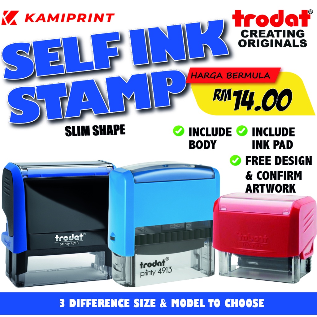 COP / COP TRODAT / SELF INK STAMP / RUBBER STAMP / NURSE STAMP / NAME ...