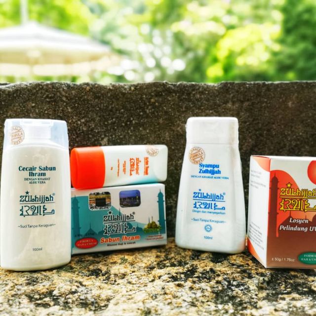 Umrah HAJI FACIAL GUARANTEE SET ZULHIJJAH WET TISSUE SOFT CREAM POWDER IHRAM MOISTURIZING LIPS ...