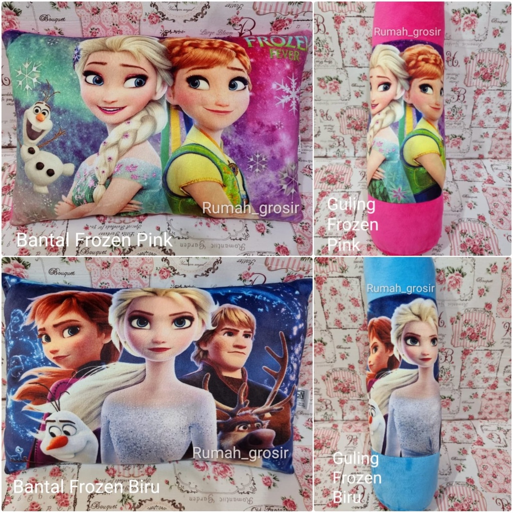 Frozen Elsa Anna Doll Pillow / Frozen Elsa Anna Doll Bolster | Shopee ...