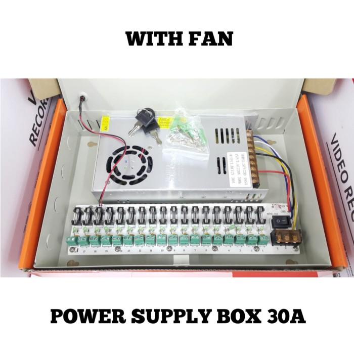 12v 30A 18CHANNEL CCTV PANEL POWER SUPPLY | Shopee Singapore