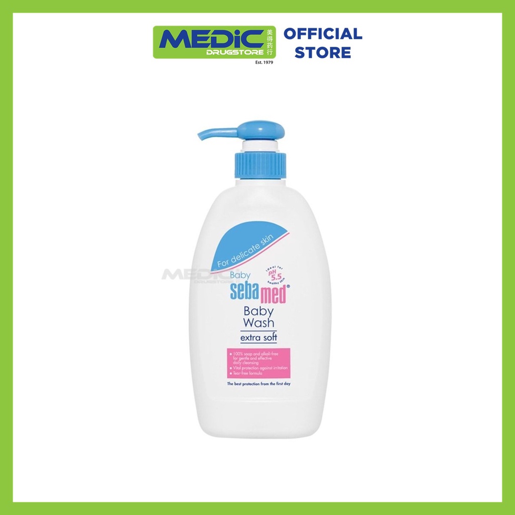 Sebamed Baby Wash Extra Soft with Pump 1000Ml - By Medic Drugstore ...