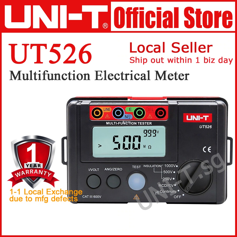 Uni-T UT526 Multifunction Electrical Meter | Shopee Singapore