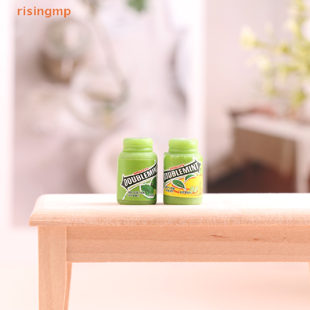 [risingmp] 10Pcs 1:12 Miniature Chewing Gum Model Simulation Food for ...
