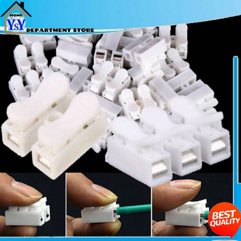 12V/250V PLASTIC PUSH TYPE WIRE CLIP CONNECTOR | Shopee Singapore