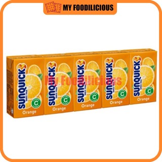 Sunquick Fruit Drink Orange/Apple/Mixed Berry/Mango 5x125ml | Shopee ...