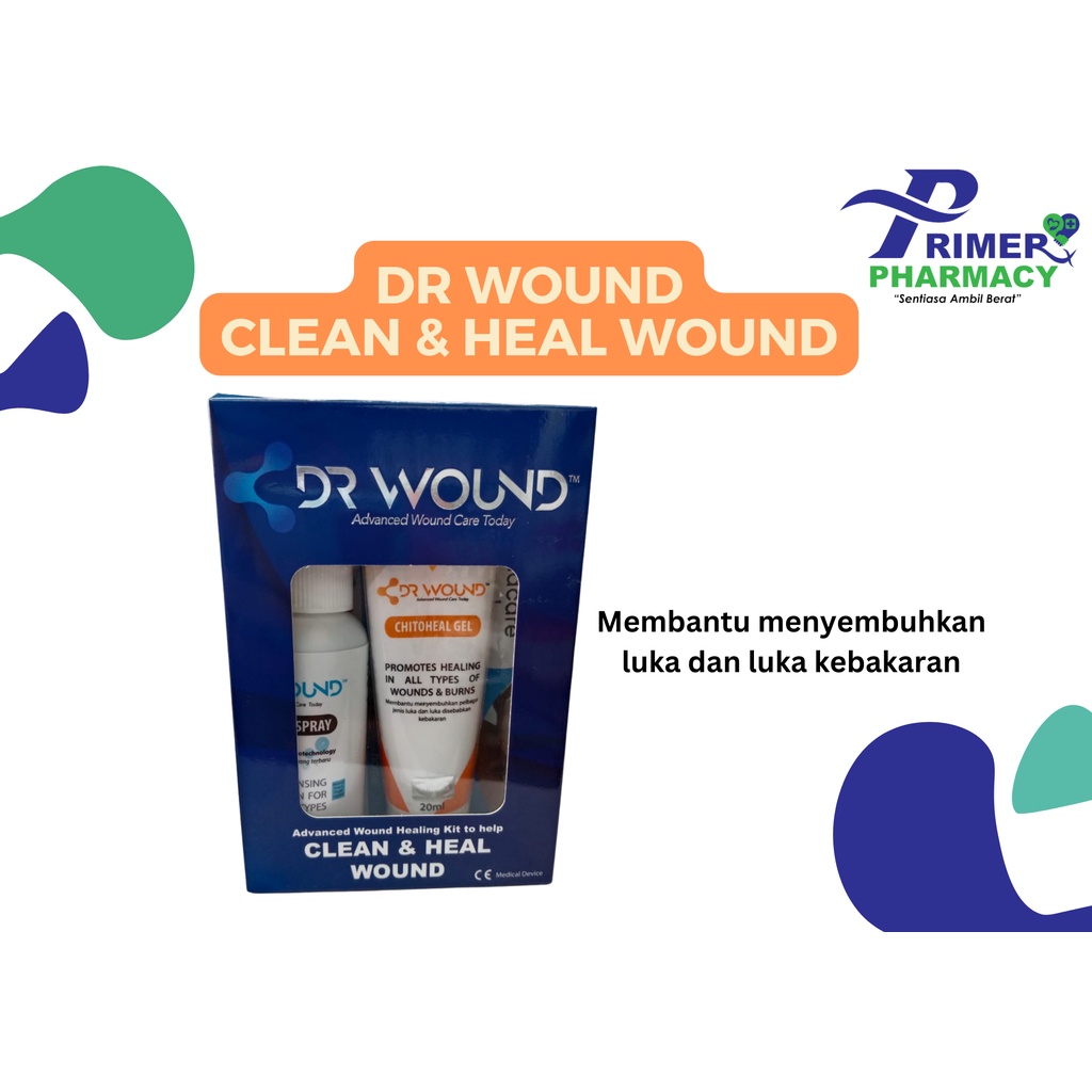 DR WOUND Advanced Wound Healing Kit (20ml + 50ml) | Shopee Singapore