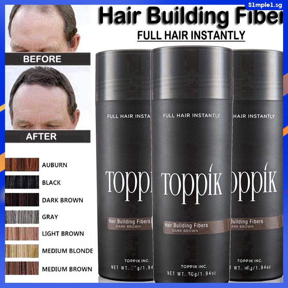 Toppik Natural Hair Boosting Fiber Powder Grooming Filling Forehead ...