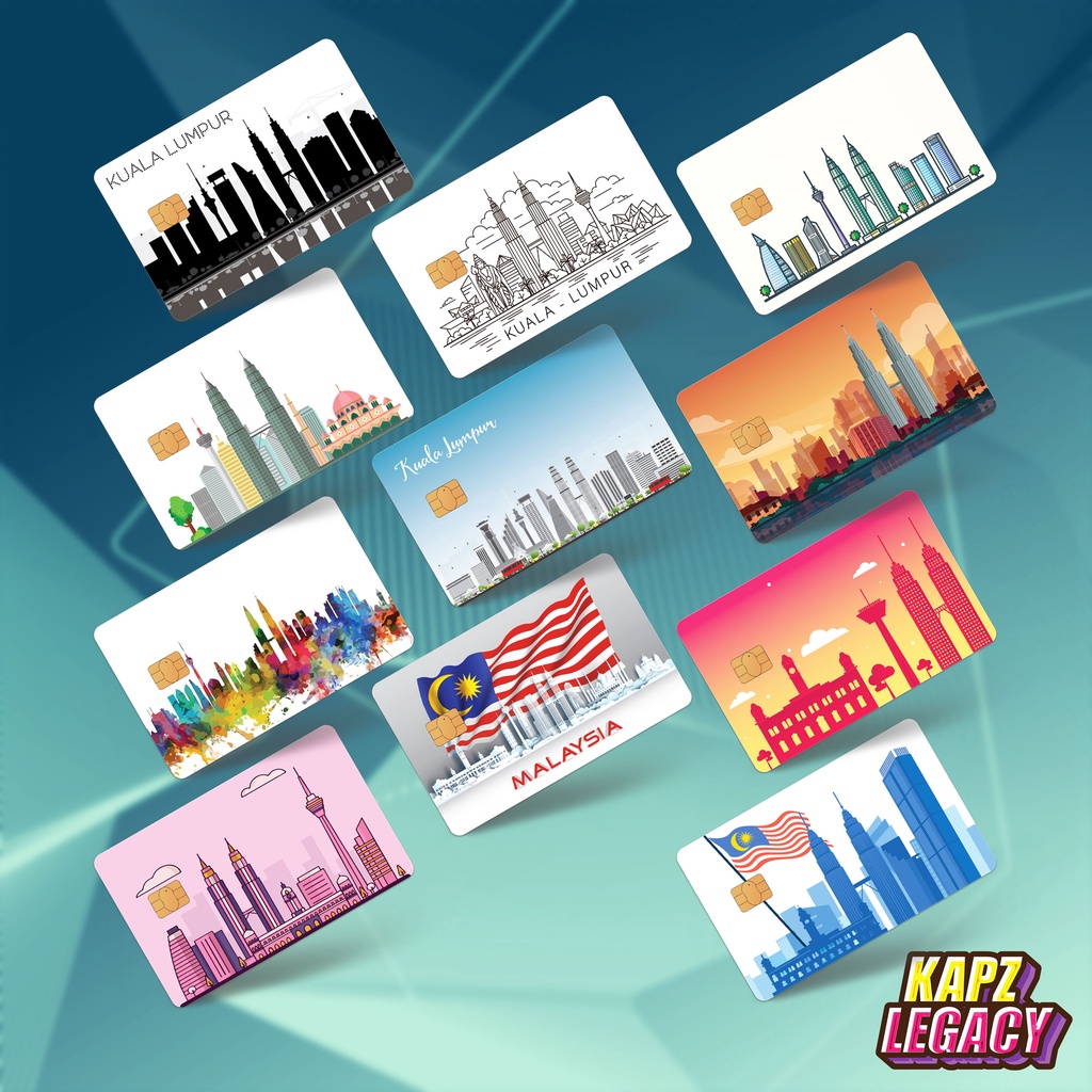KapzLegacy Kuala Lumpur Merdeka Sticker Card Skin Access Touch n Go ...