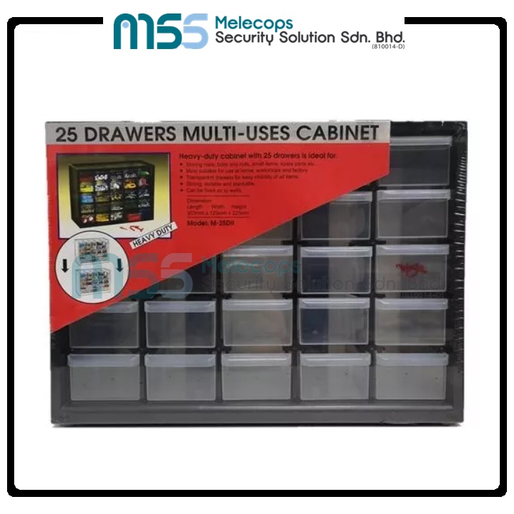 Cabinet Multi Heavy Duty 25 Drawers (M-25D) | Shopee Singapore