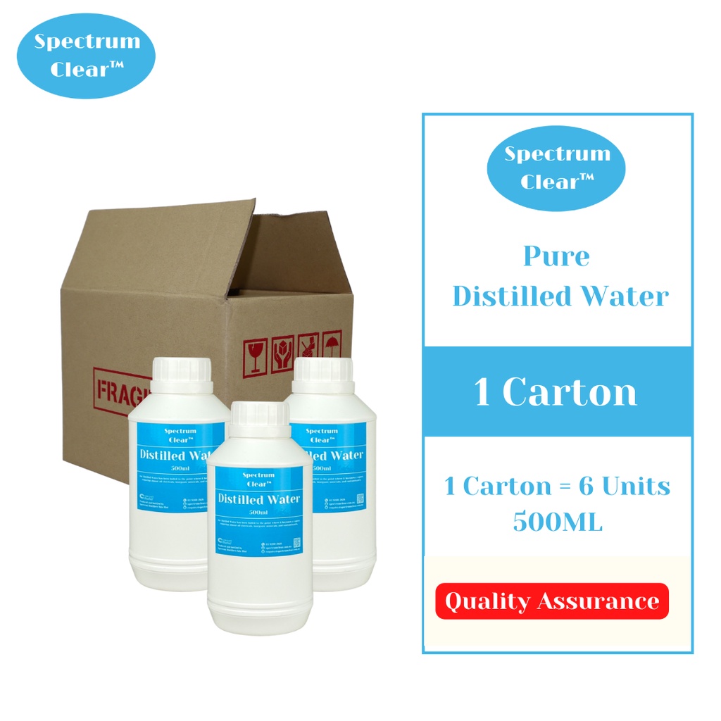 1 Carton Distilled Water 500ml | Lab Grade | Manufacturer & Supplier ...