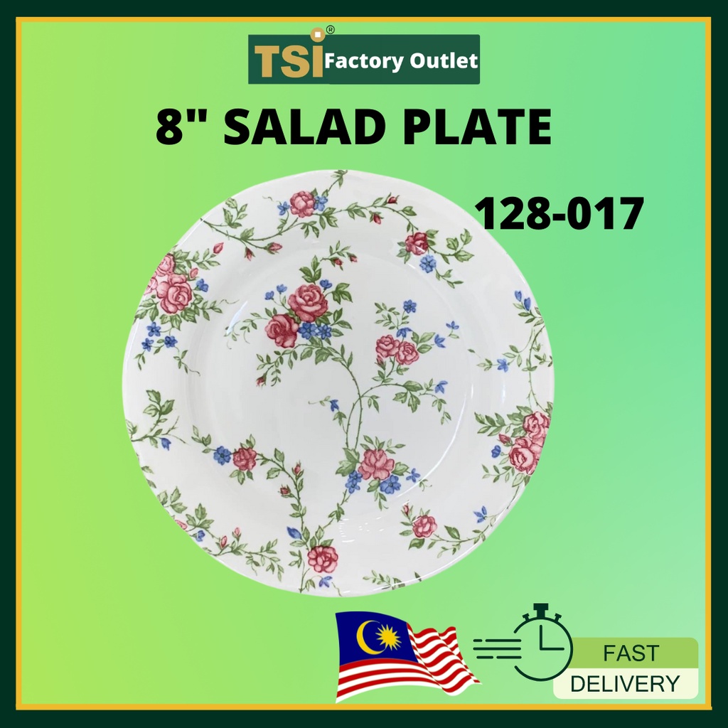 CLAYTAN 8" SALAD PLATE PART A Ceramic Set Pinggan Mangkuk Makan Seramik ...