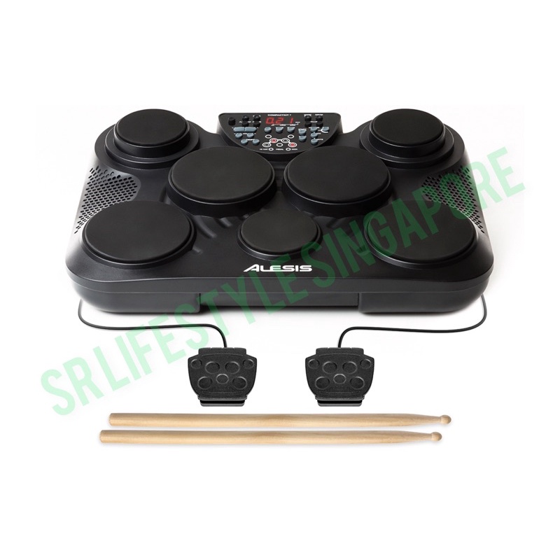 Alesis COMPACTKIT4 COMPACTKIT7 Digital Electronic Drum Kit 4-Pad ...