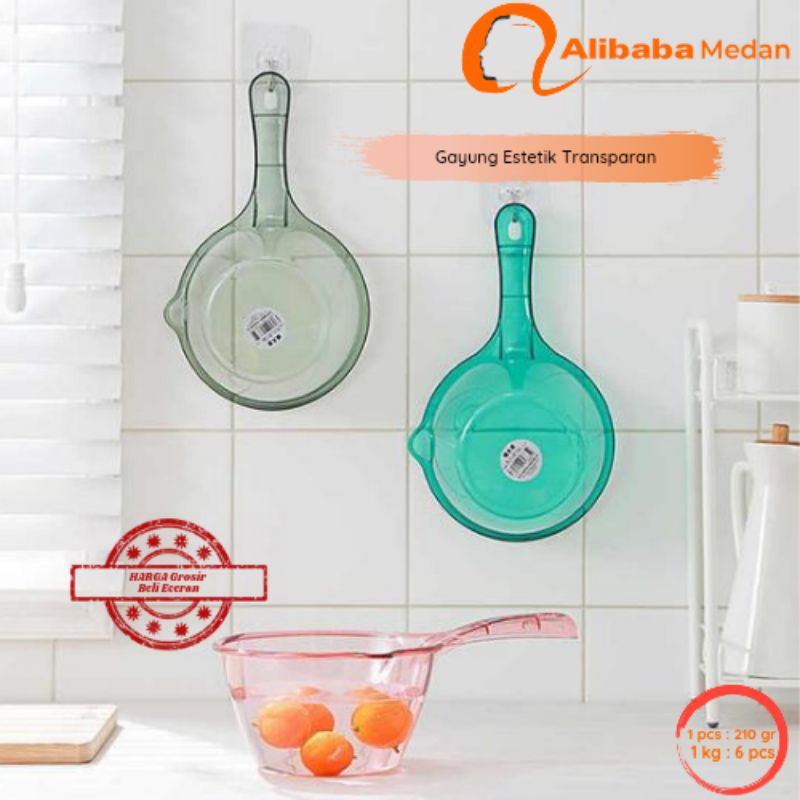 Transparent Aesthetic Water Dipper Transparent Bath Dipper Multipurpose ...