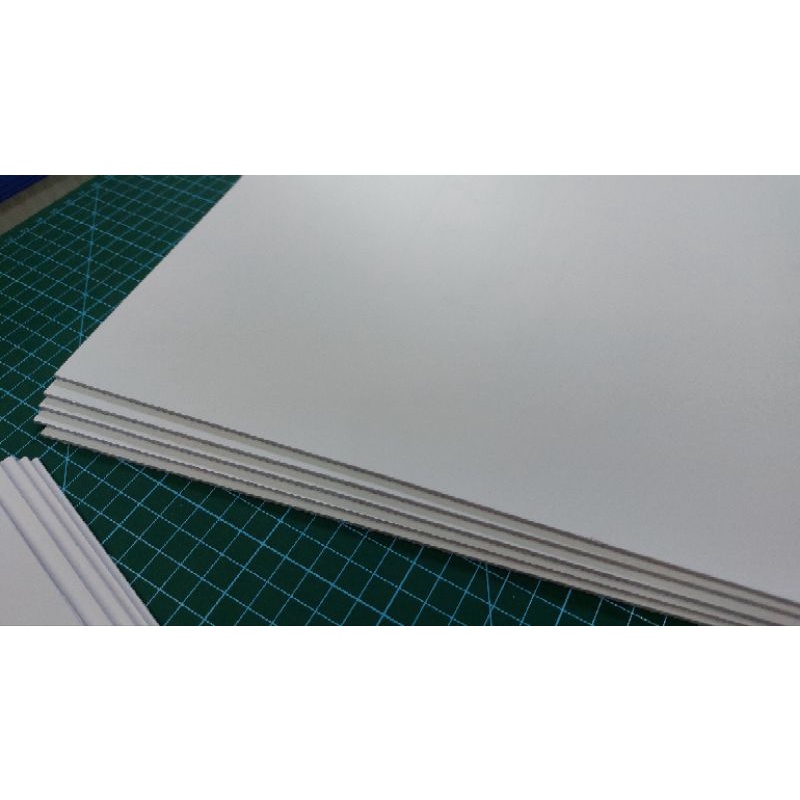 PVC / WHITE PVC Sintra Board A5, A4 and A3 1.5mm 2mm 3mm 5mm | Shopee Singapore