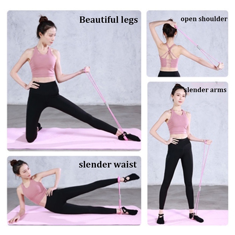 Women's Back Exercise Stretch Elastic Band Yoga Stretch Chest Eight ...