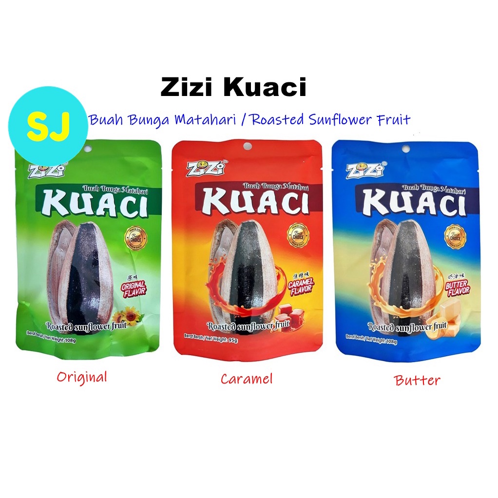Alibaba Zizi Kuaci Caramel /Butter Flavor (95g - 108g) HALAL | Shopee ...
