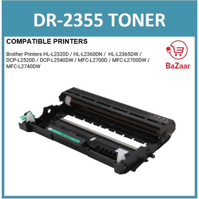 [Compatible] Brother Printer DR-2355 2355 Toner Cartridge for Brother ...