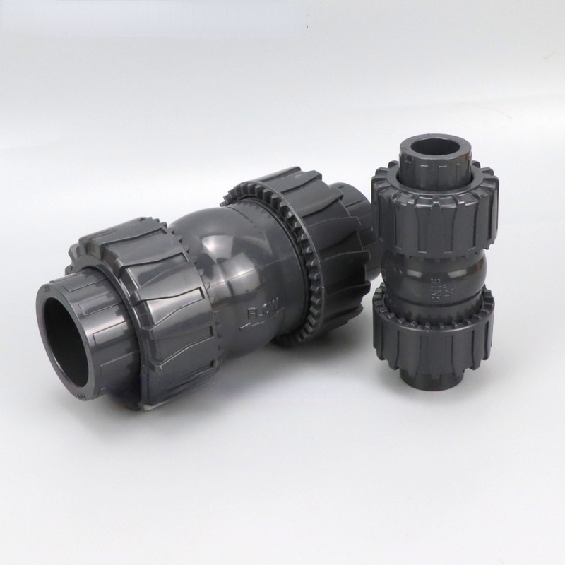 [UPVC Double Order Check Valve Double Living Connect Check Valve PVC ...