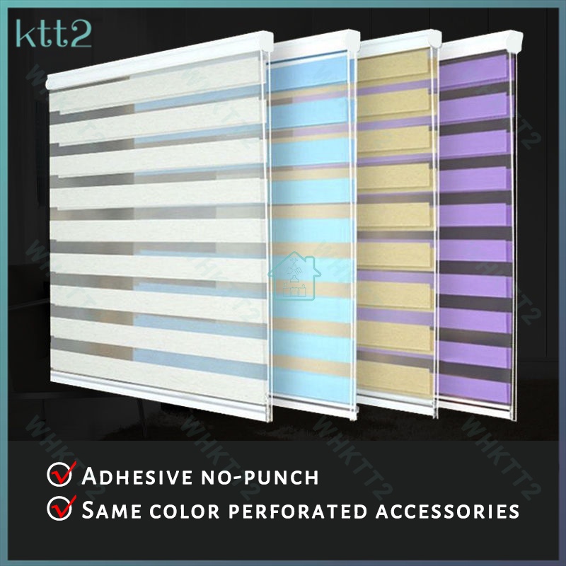 Roller blinds free punching installation roll-up blinds bedroom ...