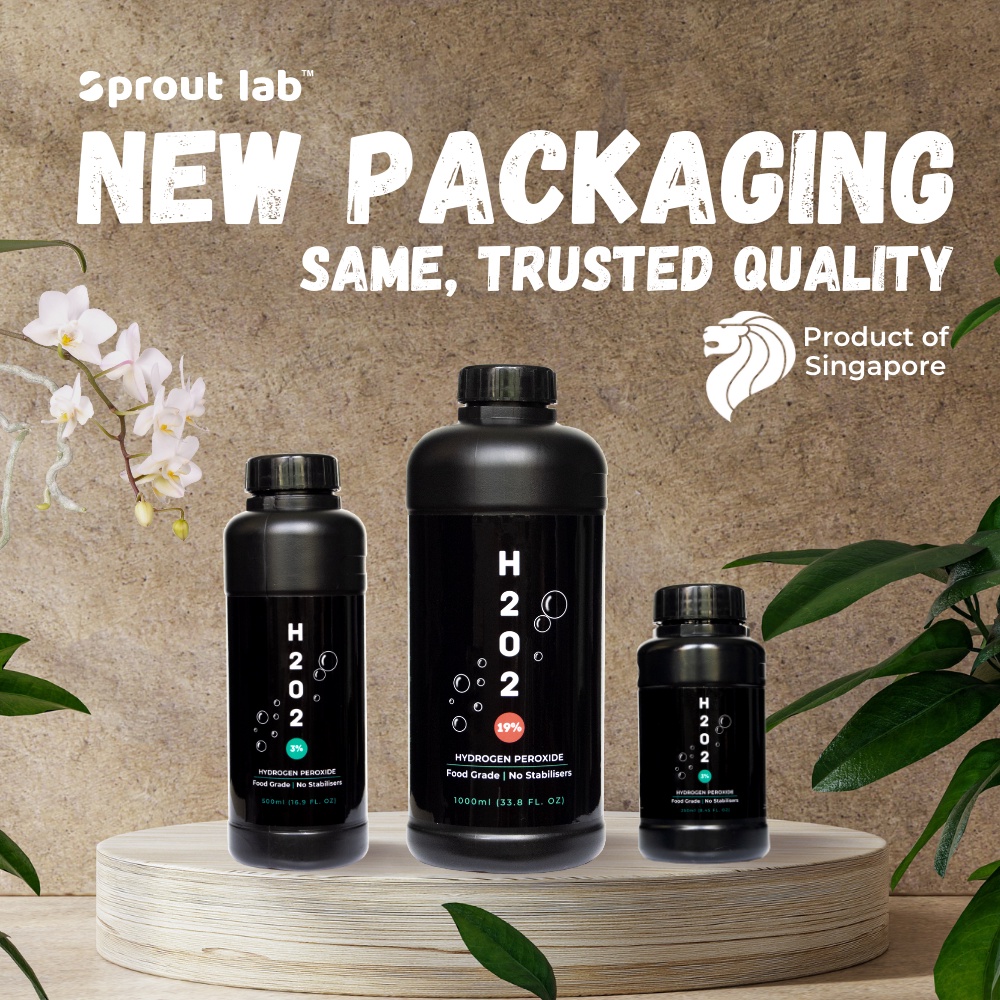 Sprout lab | Hydrogen Peroxide 3% & 19% Food Grade Solution for Plants ...