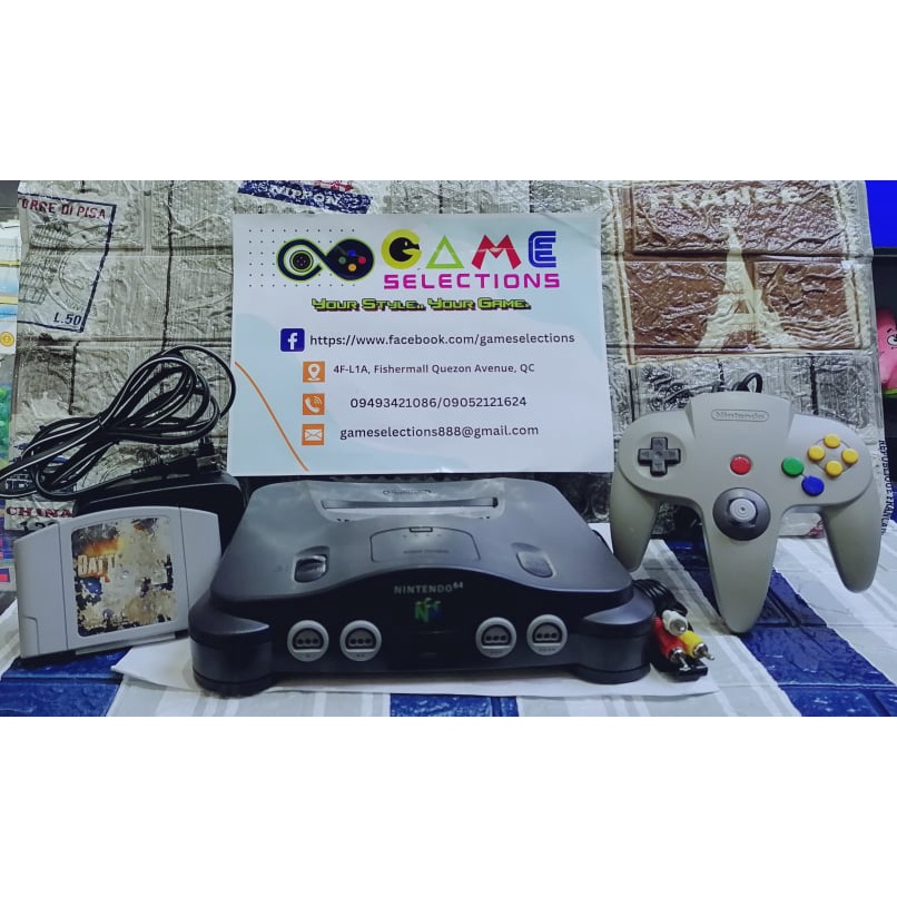 Nintendo 64 N64 Modified Slot Complete Set (Can play US and JPN Carts ...