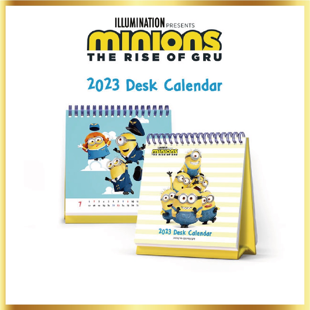 Minions Artwork 2023 Desk Calendar | Shopee Singapore