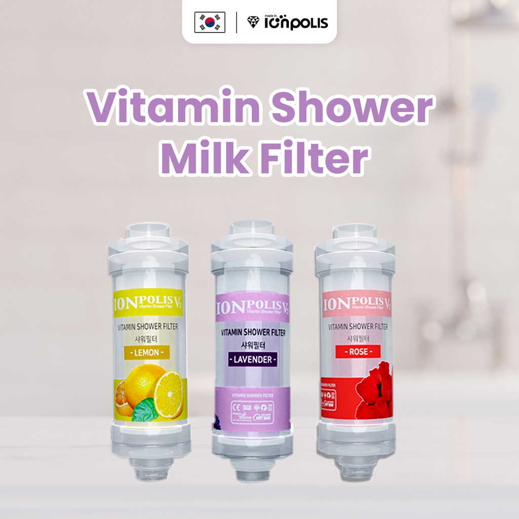 Lovehouse Ionpolis Vitamin Shower Milk Filter Rich Vitamin C Made In Korea | Shopee Singapore
