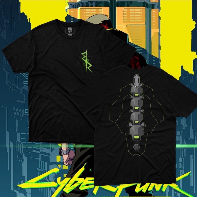 Cyberpunk 2077 Edgerunner Shirt David Back | Shopee Singapore