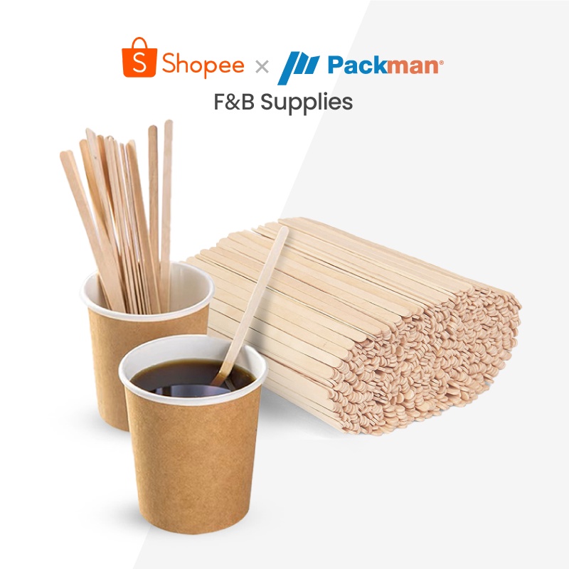 1000PC Wooden Stirrer Disposable Coffee Coffee Stick Sticks, Wodden ...