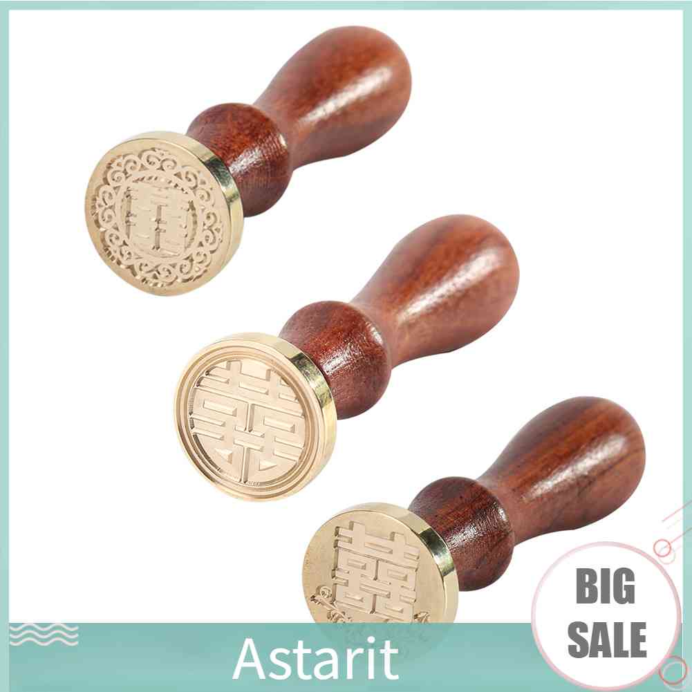 Retro Wax Seal Stamp Hi Word Patterns Fire Painting for Wedding ...