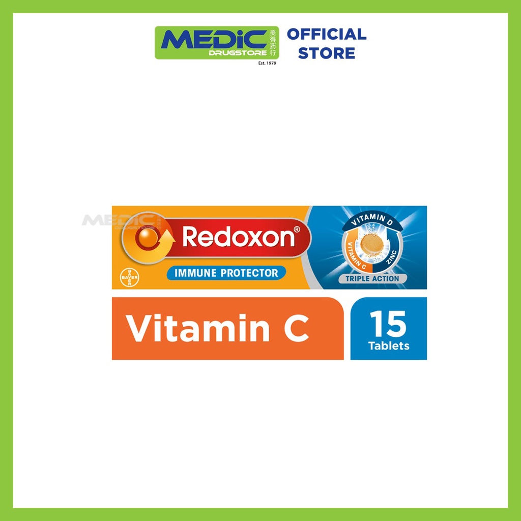 [Bundle of 3] Redoxon Triple Action Orange Effervescent Tablets 15s ...