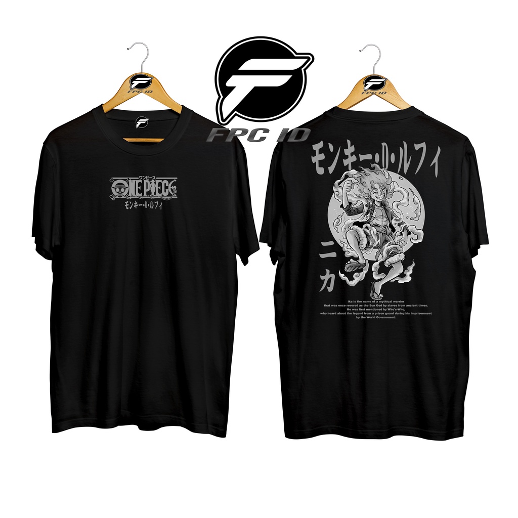 One Piece Luffy Mythical Warrior Cotton Combed 30s Anime T-Shirt Men's ...