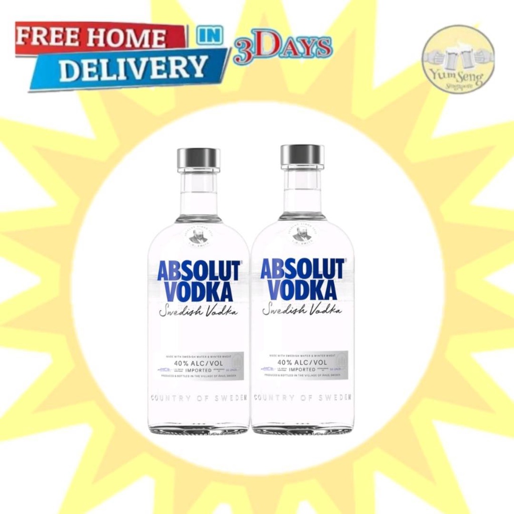 Absolut Blue Vodka 700ml (Bundle of 2) | Shopee Singapore