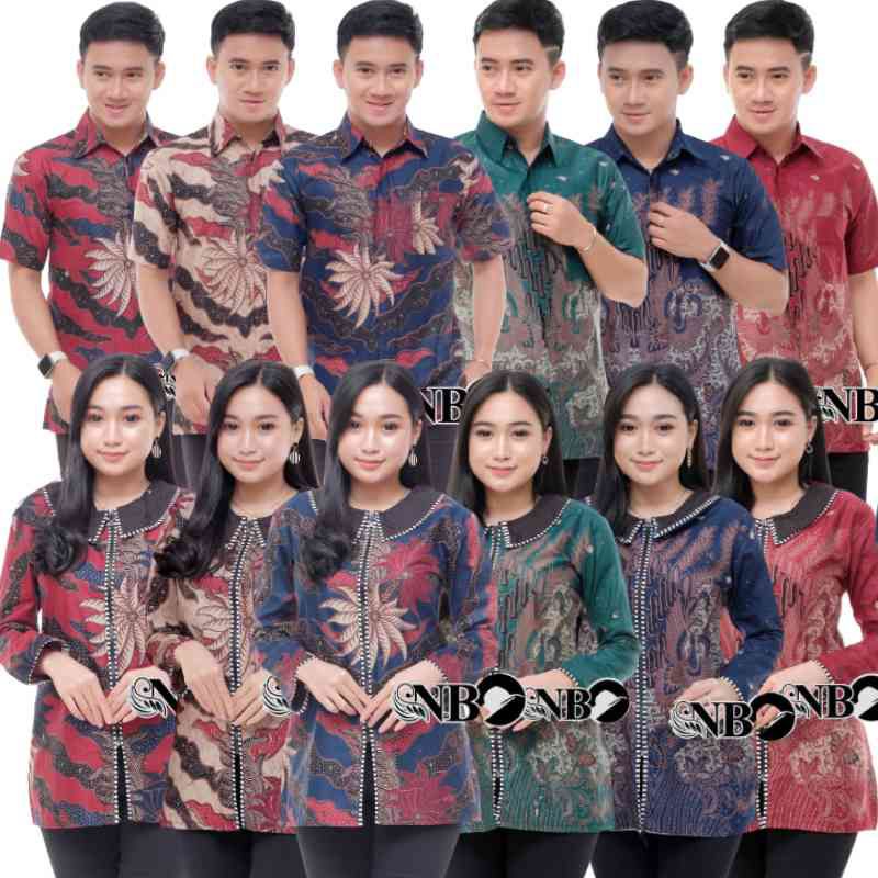 Batik Uniforms Men Office BATIK Uniforms Women Work Uniforms Blouse ...