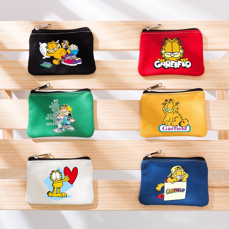 Garfield Coin Purse Student Gift Fashion Key Bag Coin Holder Mini ...
