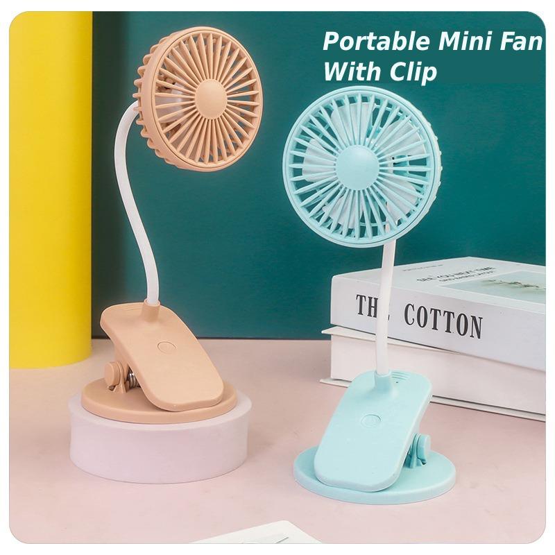 🔥 SG READY STOCK🔥Portable Dual-purpose Mini Fan With Clamp Handheld ...