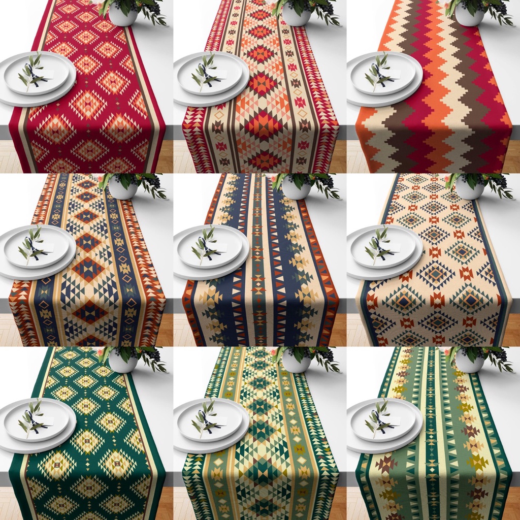 Table Runner Printed Table Cloth Turkiye Turkish Kalpadokia Arabic Rug ...