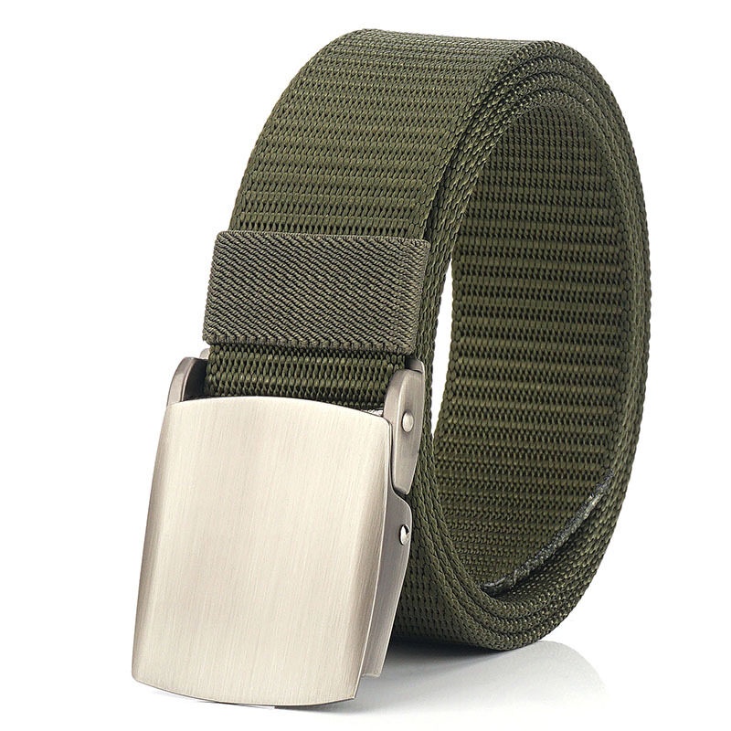 120CM Men Belt Adjustable Training Nylon Belt with Metal Buckle belt ...