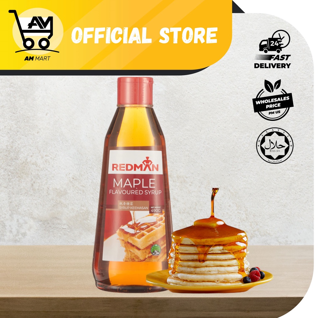 RAYA Redman Maple Flavored Syrup / Sirap Gula Emas 490g (HALAL ...