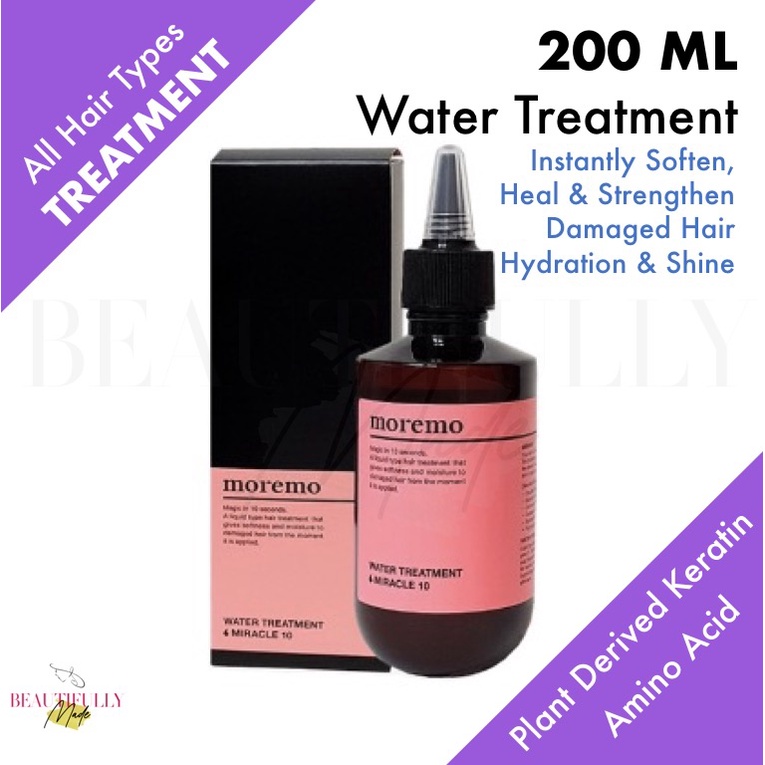 Moremo Water Treatment Miracle 10 200ml - Ultra Moisturising Formula for Instant Hydration ...