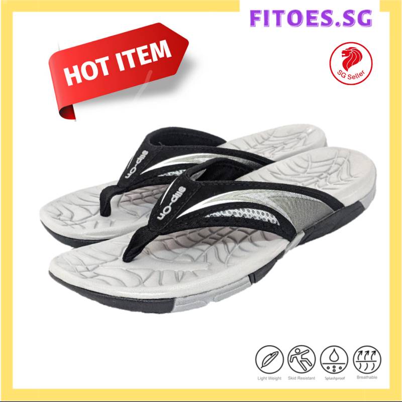 *SG Seller* Teerex 9998 Rubber Slippers Grey | Shopee Singapore