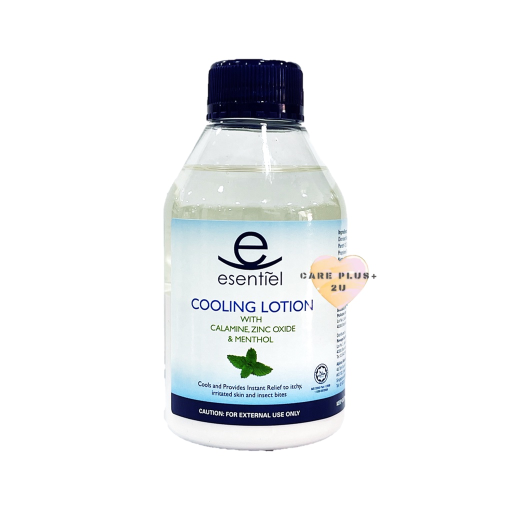 Esentiel Cooling Lotion with Calamine, Zinc Oxide & Menthol (200ml ...