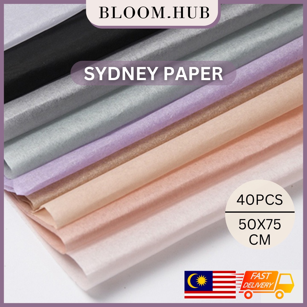 Bloom.hub 40PCS 18G Sydney Paper Flower Wrapping Cake Bouquet Inner ...