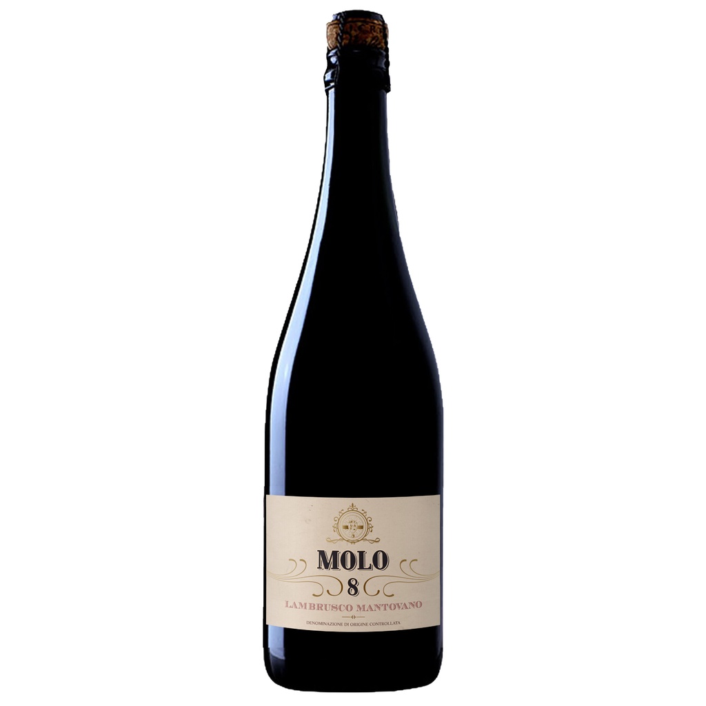 Molo 8 Lambrusco Mantovano DOC [Sparkling Red Wine] | Shopee Singapore