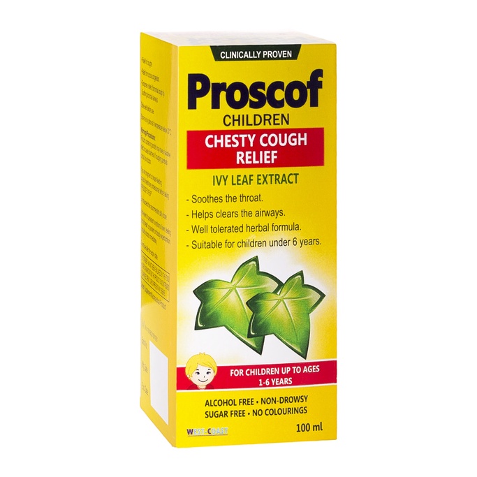 Proscof Cough Syrup 100ml *Ivy Leaf extract* Prospan * Zrytec ...