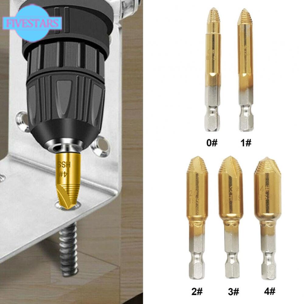 [ FAST SHIPPING ]1pc Damaged Broken Screw Extractor Drill Bits Set Easy ...