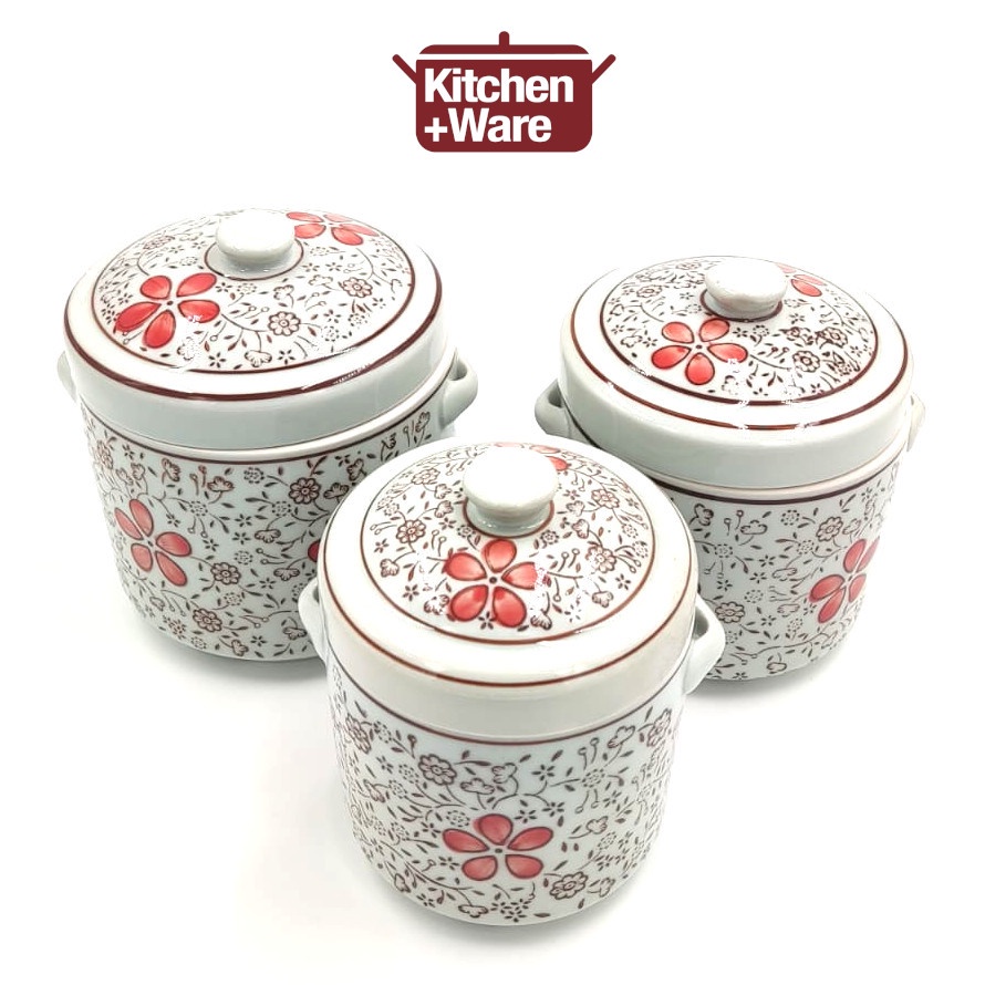 Ceramic Double Boiler / Bain-Marie / Soup Jar / 600ml / 775ml / 1100ml ...