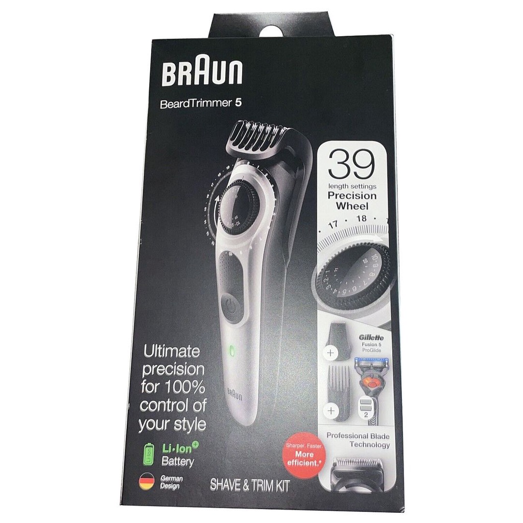 Braun Beard Trimmer 5 BT5260 Shave & Trim Kit (US Plug) - 39 Length ...