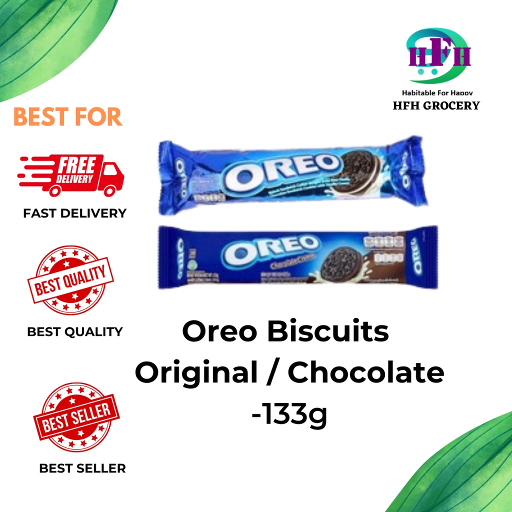 Oreo Biscuits - / Chocolate (119.6gm) | Shopee Singapore