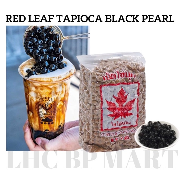 RED LEAF TAPIOCA BLACK PEARL 1KG / Brown Sugar Boba / Black Balls ...